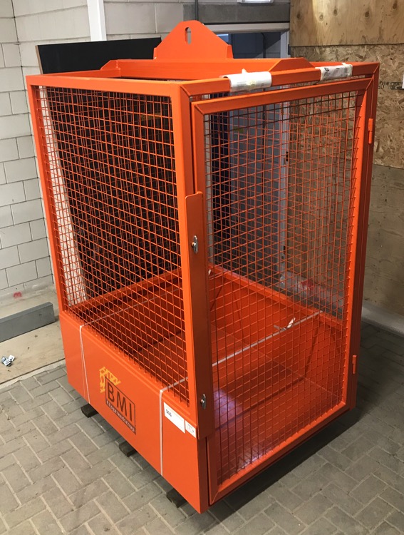 Hijsbak met vast hijsoog